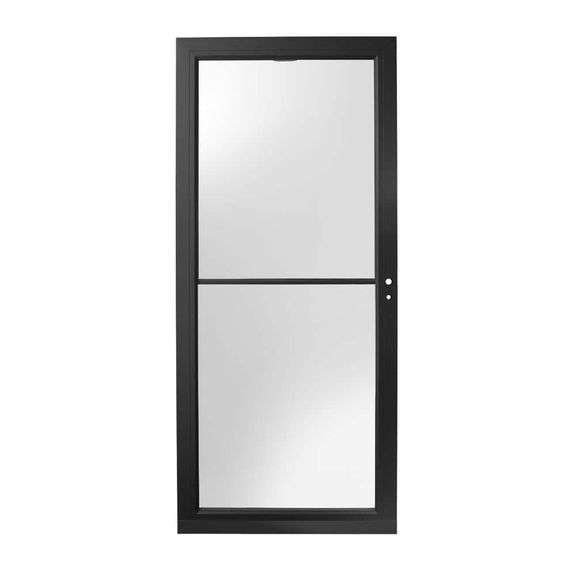 ANDERSEN - 4000 Series 36 in. x 80 in. Black Right-Hand/Outswing Full ...