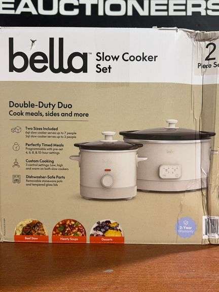 2-Piece Bella Slow Cooker Set - Jardine Auctioneers Inc.