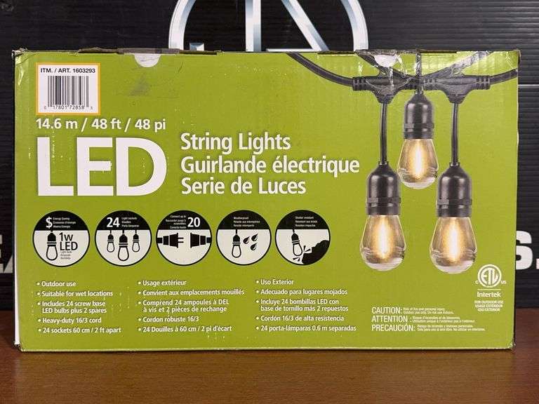 Feit Electric 24 Bulb LED String Lights - Jardine Auctioneers Inc.