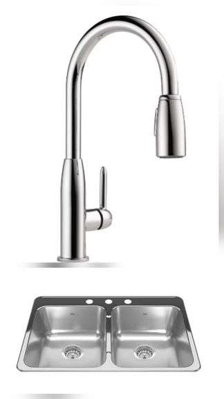 Kindred Kitchen sink and Tunbridge single handle kitchen faucet Sink ...