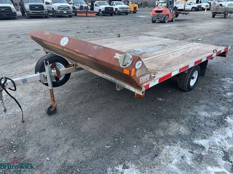 1998 Scott Manufacturing S/A 2 Place Snowmobile Trailer - Jardine ...