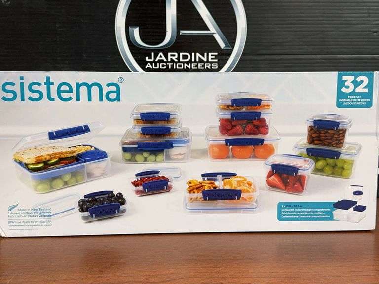 Sistema 32-Piece Container Set - Jardine Auctioneers Inc.