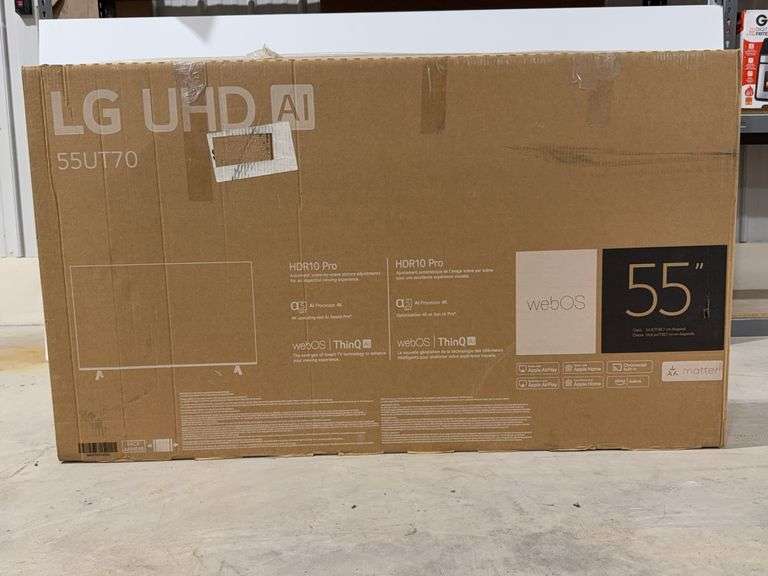 55” LG UHD AI 55UT70 Tv - Jardine Auctioneers Inc.