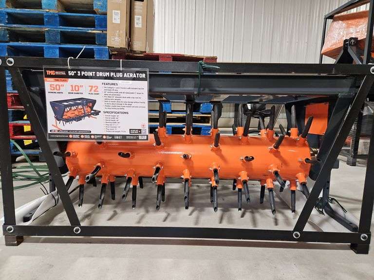 StanForge TLA50 3 Point Hitch Drum Plug Aerator 50" - Jardine ...