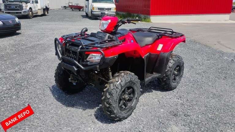 2017 Honda Rubicon Foot Shift Quad - Jardine Auctioneers Inc.
