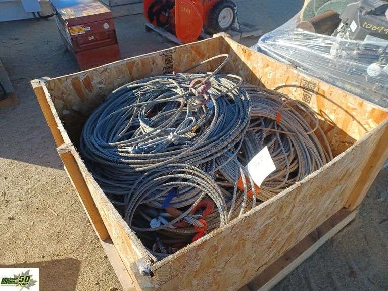 Wire Cables-1 Crate - Michener Allen Auctioneering Ltd
