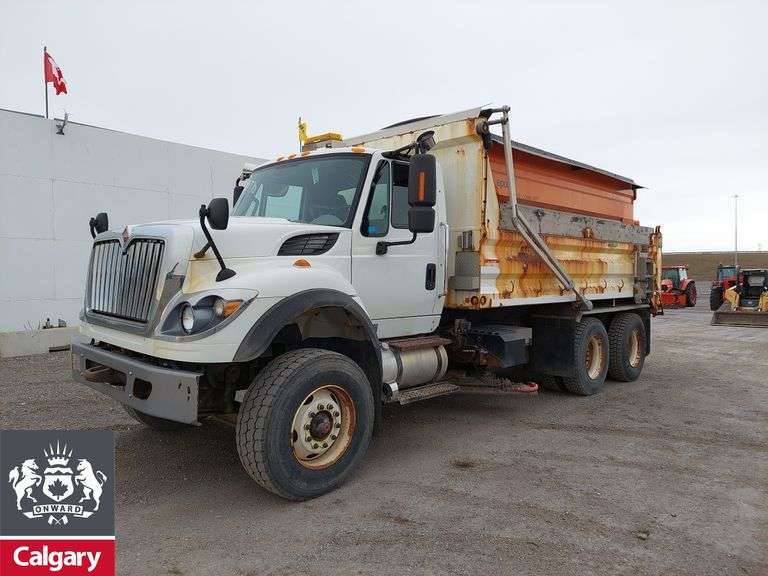 2014 International WorkStar 7500 T/A Sander / Plow Dump Truck ...