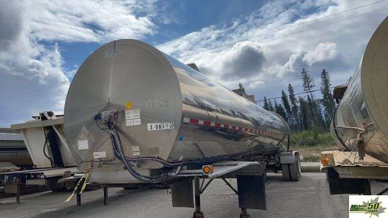 1999 Brenner Tank Tanker T/A Water Tank Trailer - Michener Allen ...