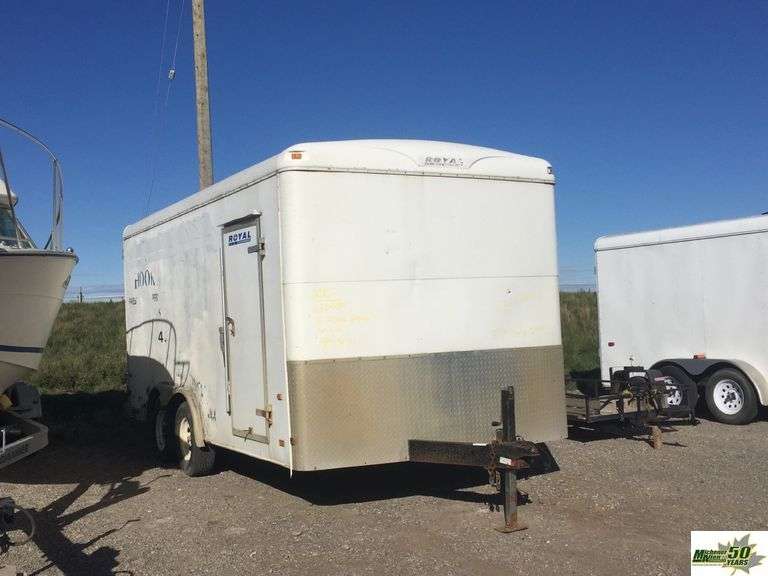 2000 Royal Cargo T/A 16ft. Enclosed Trailer - Michener Allen Auctioneering Ltd