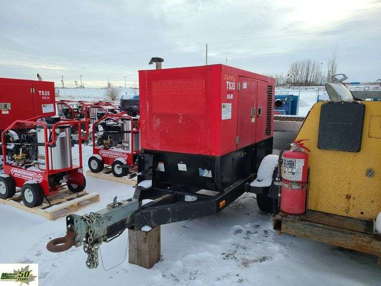 Baldor Trailer Mounted Genset-Qty 1 - Michener Allen Auctioneering Ltd