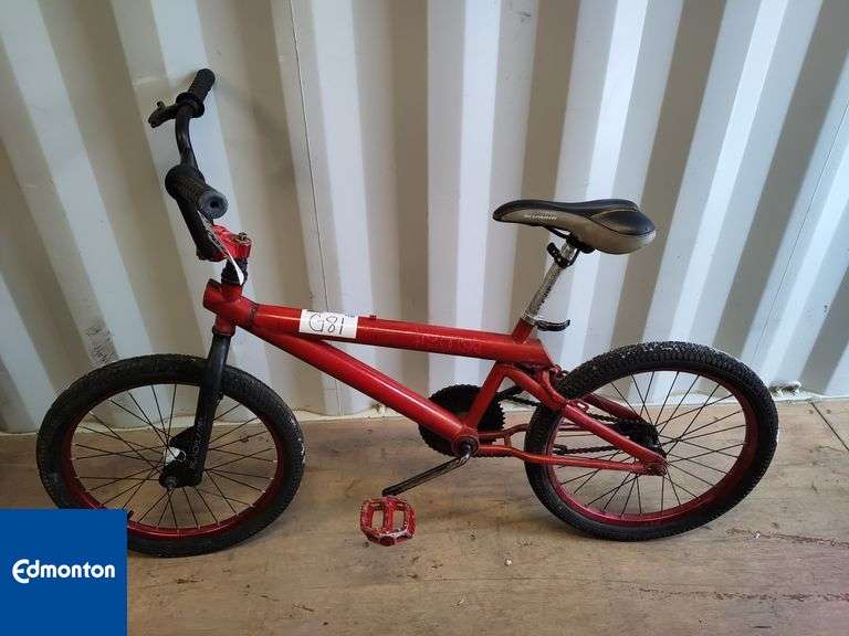 Red BMX - Michener Allen Auctioneering Ltd
