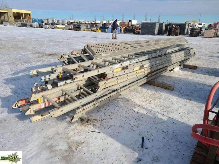 Assorted Lengths of Ladders-1 Pallet - Michener Allen Auctioneering Ltd