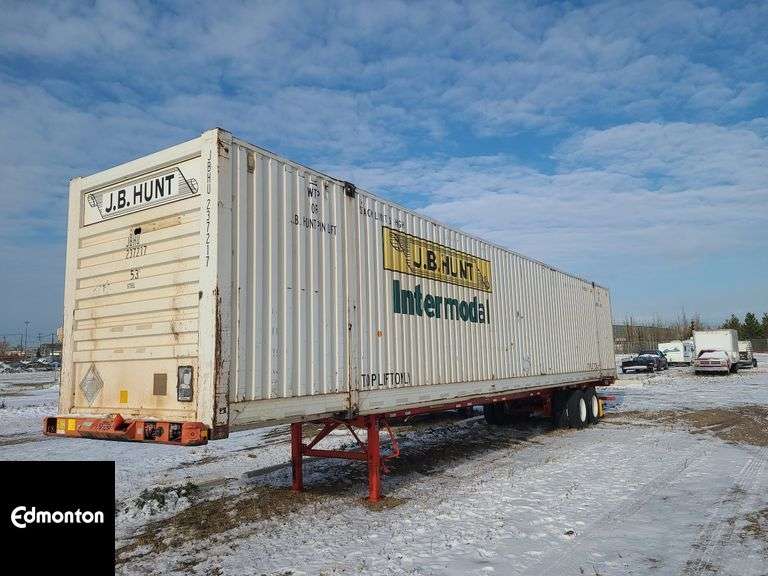 2016 CIMC SEA-CAN CONTAINER CHASSIS c/w 2007 CIMA Sea-Can Container SN ...