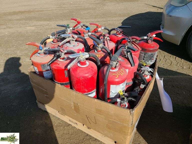 Fire Extinguishers-1 Pallet - Michener Allen Auctioneering Ltd