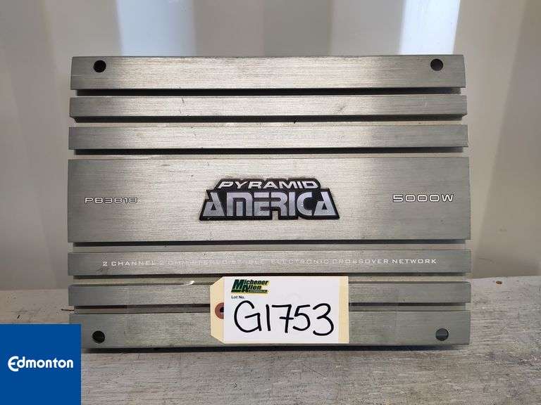 Pyramid America 5000W Amp - Qty 1 - Michener Allen Auctioneering Ltd