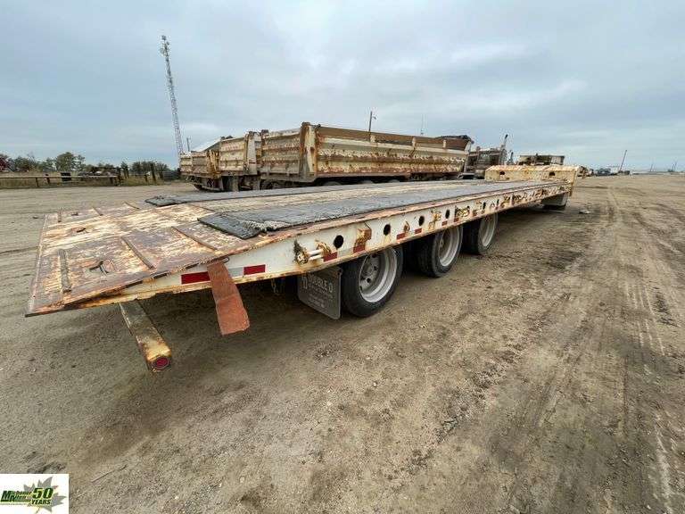 2013 Stellar TRI/A 43Ft Travelling Axle Hydraulic Equipment Trailer ...
