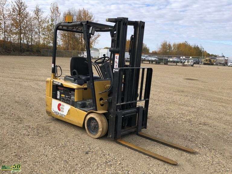 Cat EP20T 1000kg Electric Forklift with Charger - Michener Allen ...