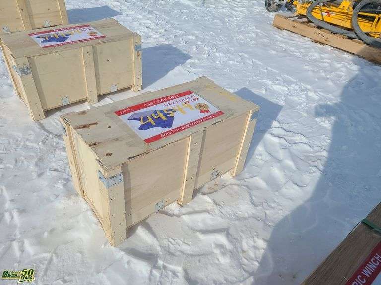 Cast Iron Anvil-1 Crate - Michener Allen Auctioneering Ltd