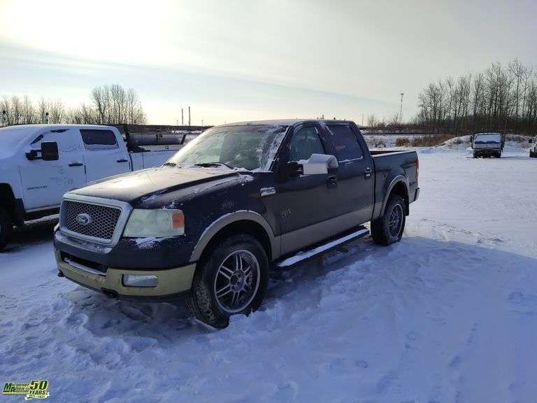 Non-Operable 2004 Ford F-150 4dr SuperCrew Lariat 4WD Styleside 5.5 ft ...