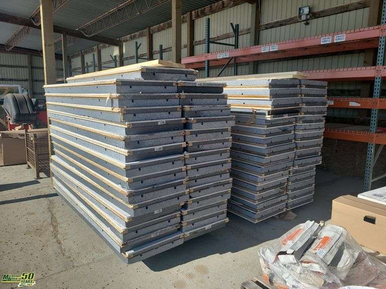 Approx 58 DriCore Smart Wall Panels with Lumber and Attic Hatch ...