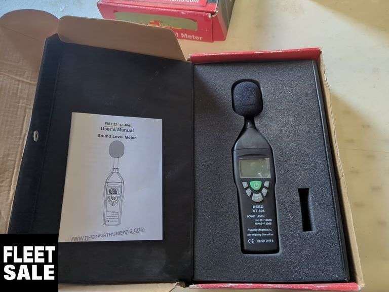 Reed ST-805 Sound Level Meter - Qty 1 - Michener Allen Auctioneering Ltd