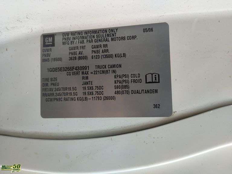 2006 GMC TopKick C5500 4x4 S/A Deck Truck - Michener Allen ...