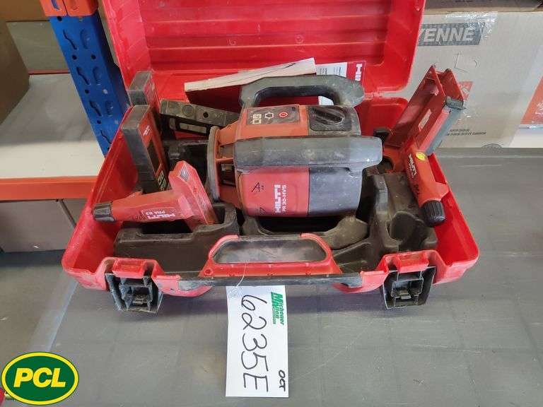 Hilti PR30-HVS Laser Level, 1 Battery, Hilti PRA 35, PRA 30 and Manual ...