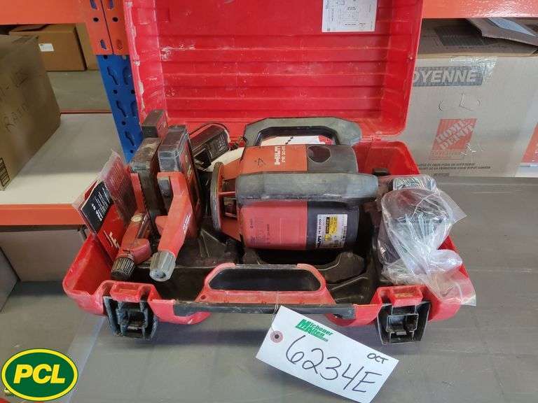 Hilti PR30-HVS Laser Level, 2 Batteries, Hilti PRA 20, PRA 30 and Cord ...