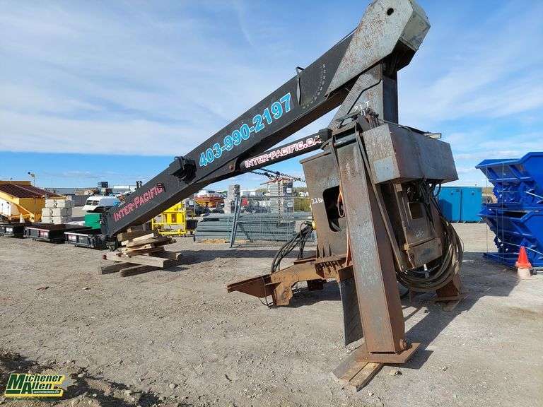 21T Stiff Boom Crane with Outriggers(Buyer Responsible For Loadout ...