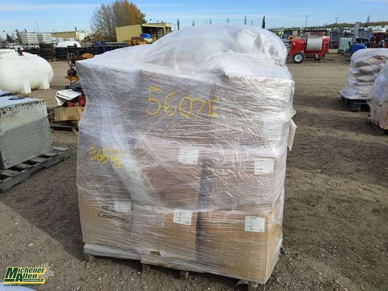 Pallet with 27 Boxes of Decorative Epoxy Chips - Michener Allen ...