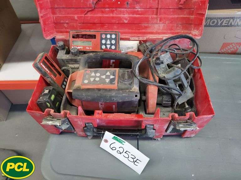 Hilti PR Laser Level, 2 Hilti PRA 25, Cord and Manual - Michener Allen ...