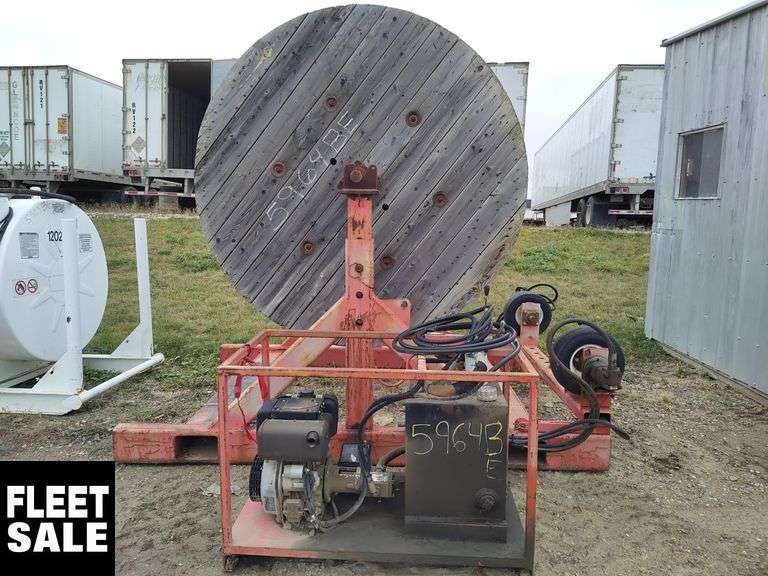 Skid Mounted Cable Reel Winder - Michener Allen Auctioneering Ltd