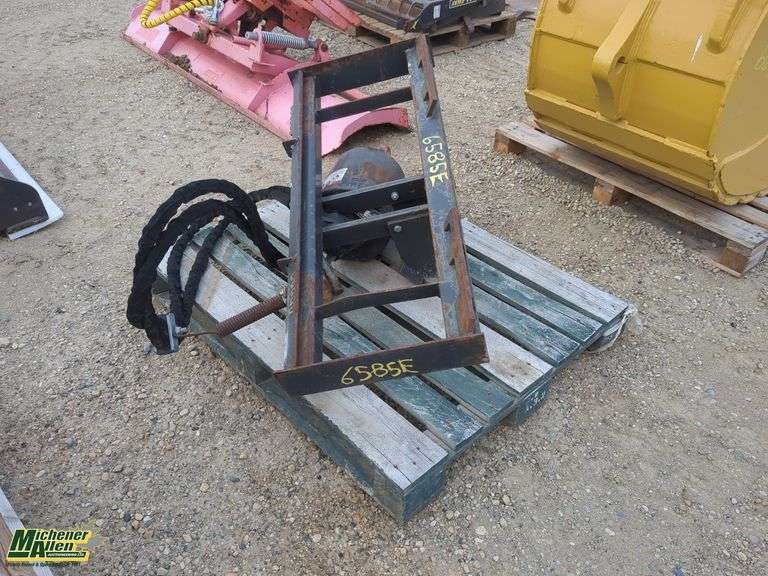 McMiller Auger Skidsteer Attachment McMiller 24710 - Michener Allen ...