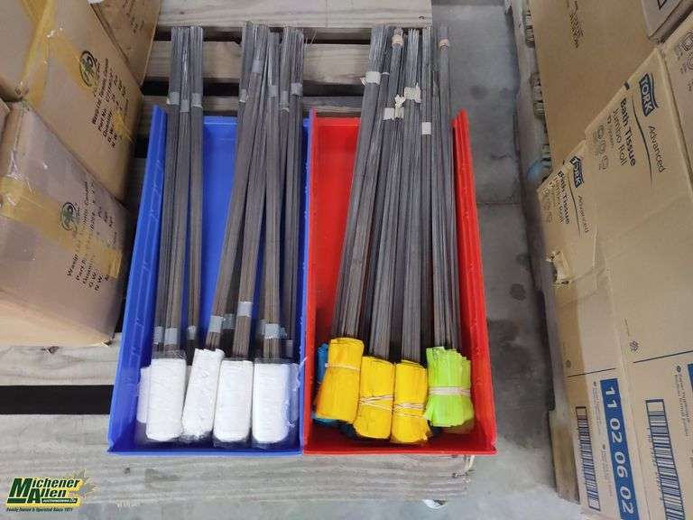 Survey Pin Flags Multiple Lime, White, Blue and Yellow, 100/Pkg Qty18 ...