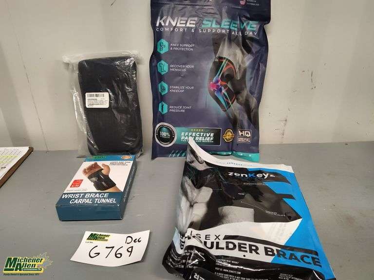 Box of Assorted Body Braces - Qty 1 - Michener Allen Auctioneering Ltd
