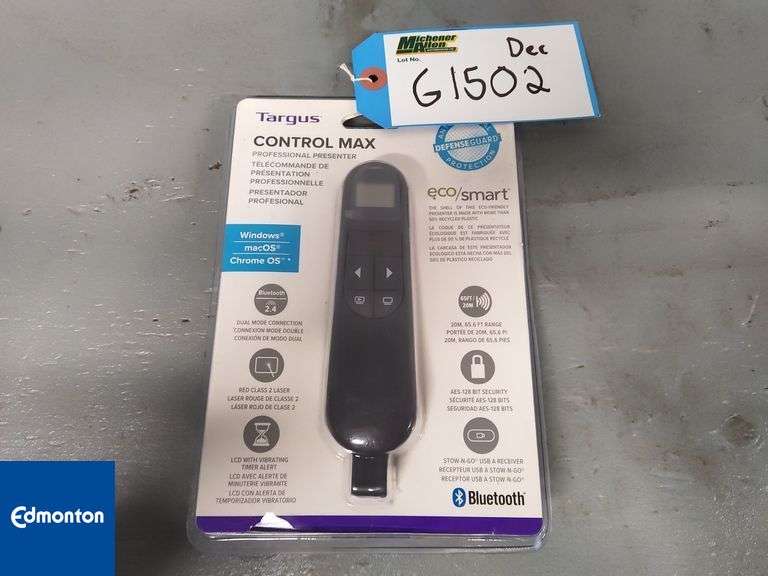 Targus Professional Presenter Remote - Michener Allen Auctioneering Ltd