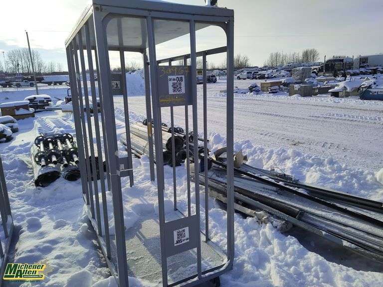Metal Cart on Castors - Michener Allen Auctioneering Ltd