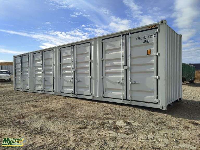 40' High Cube 5 Door Single Use Sea Container - Michener Allen ...