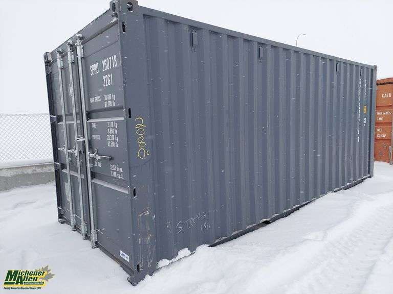 Single Use 20' 2 Door Seacan 20' 2 Door Single Use Sea Container ...