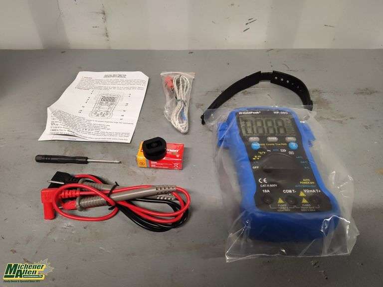 Two Digital Multimeters - Michener Allen Auctioneering Ltd