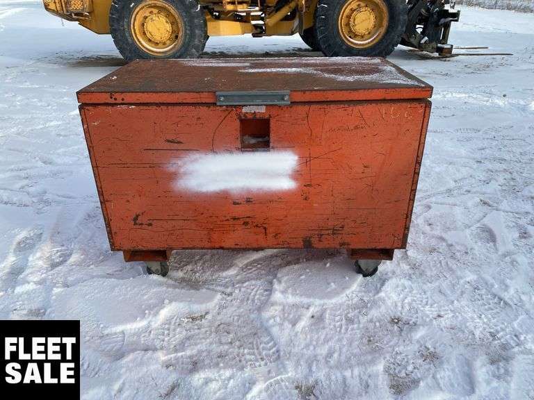 Metal Job Box 48”LX28”WX24”H - Michener Allen Auctioneering Ltd