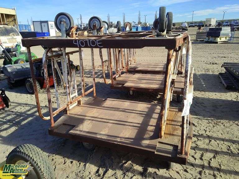 2 Heavy Duty Metal Carts - Michener Allen Auctioneering Ltd