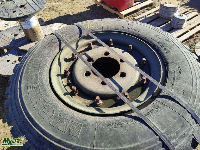 4 Michelin X 11.00 R 20 Tires on Rims - Michener Allen Auctioneering Ltd