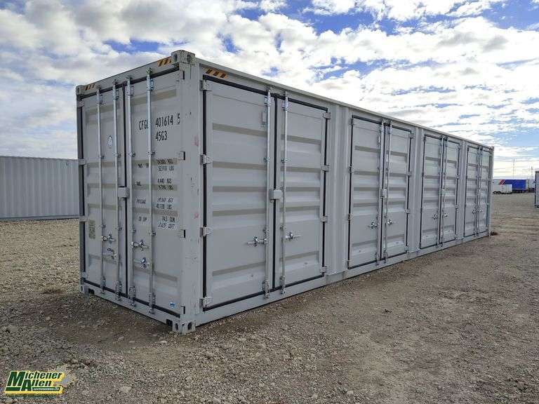 40' High Cube 5 Door Single Use Sea Container - Michener Allen ...