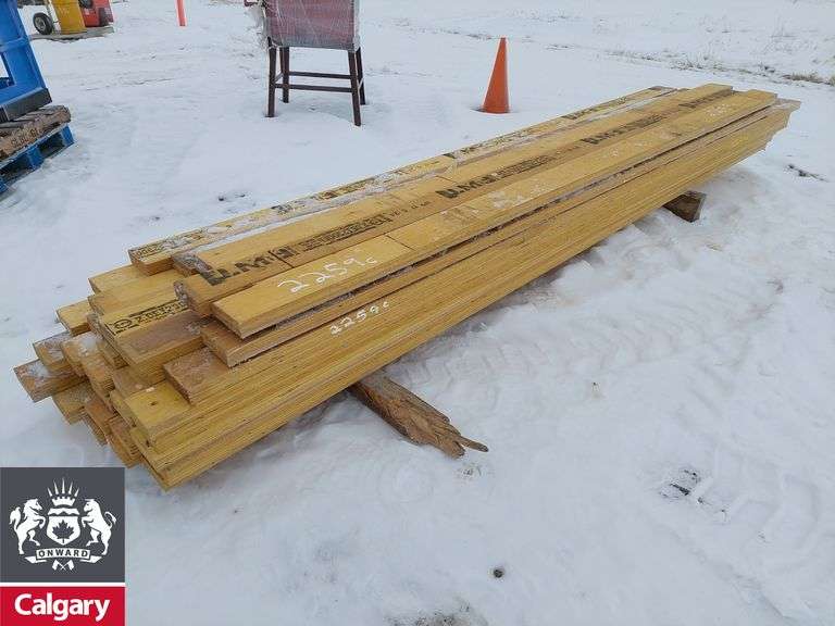 Approximately 460' Unused - 1 3/4"x5 1/2" Structural Laminated Lumber ...