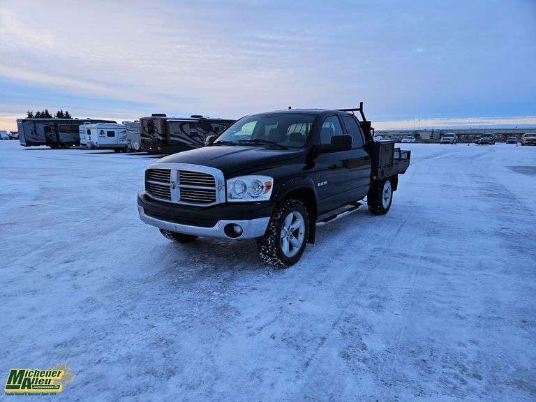 2008 Dodge Ram 1500 4x4 Quad Cab S/A Deck Truck - Michener Allen ...