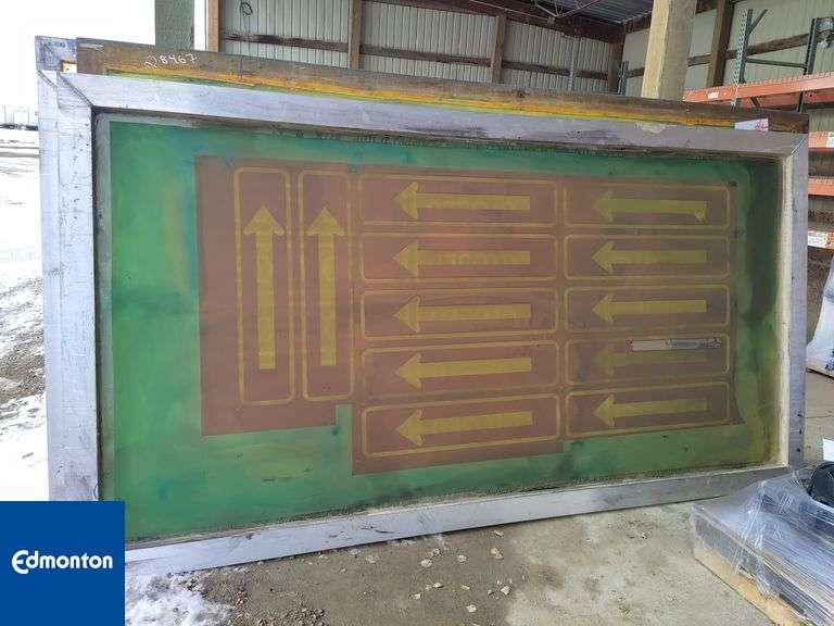 5 Various Sized Silk Screens for Sign Manufacturing - Michener Allen ...