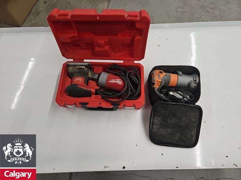 Sander and Compact Router - Michener Allen Auctioneering Ltd