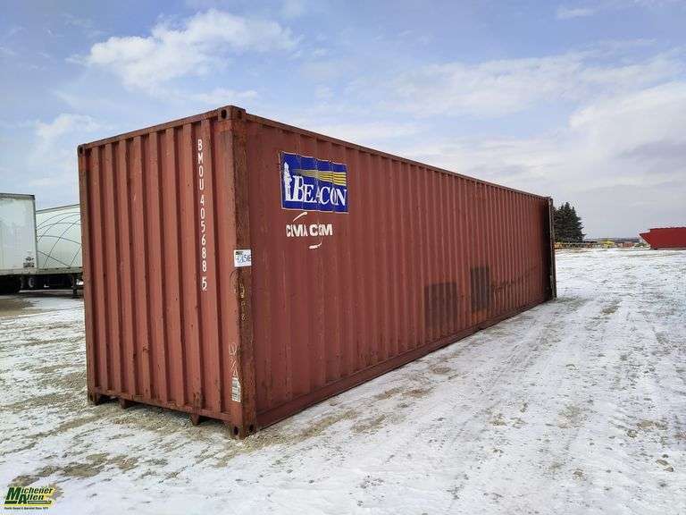 40ft High Cube Sea Can - Michener Allen Auctioneering Ltd