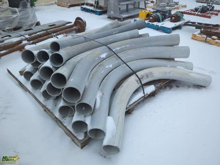 5"&6" PVC Pipe Bends - Michener Allen Auctioneering Ltd